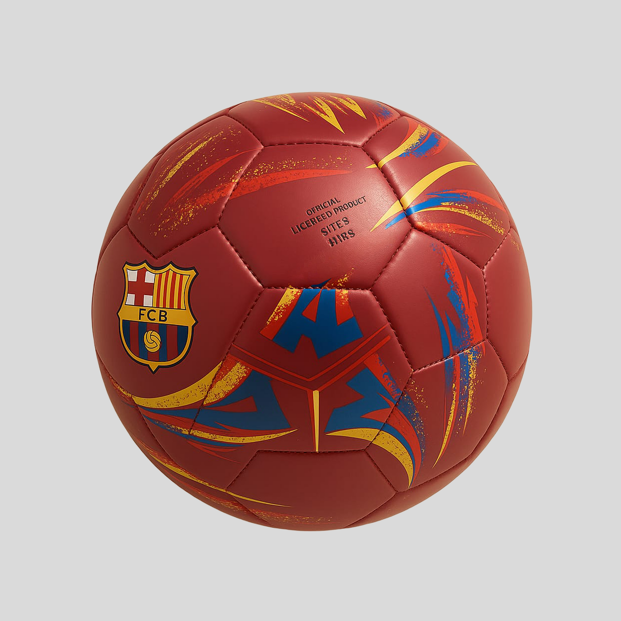 Balón de Fútbol FC Barcelona Oficial Diseño Blaugrana, Resistente y de