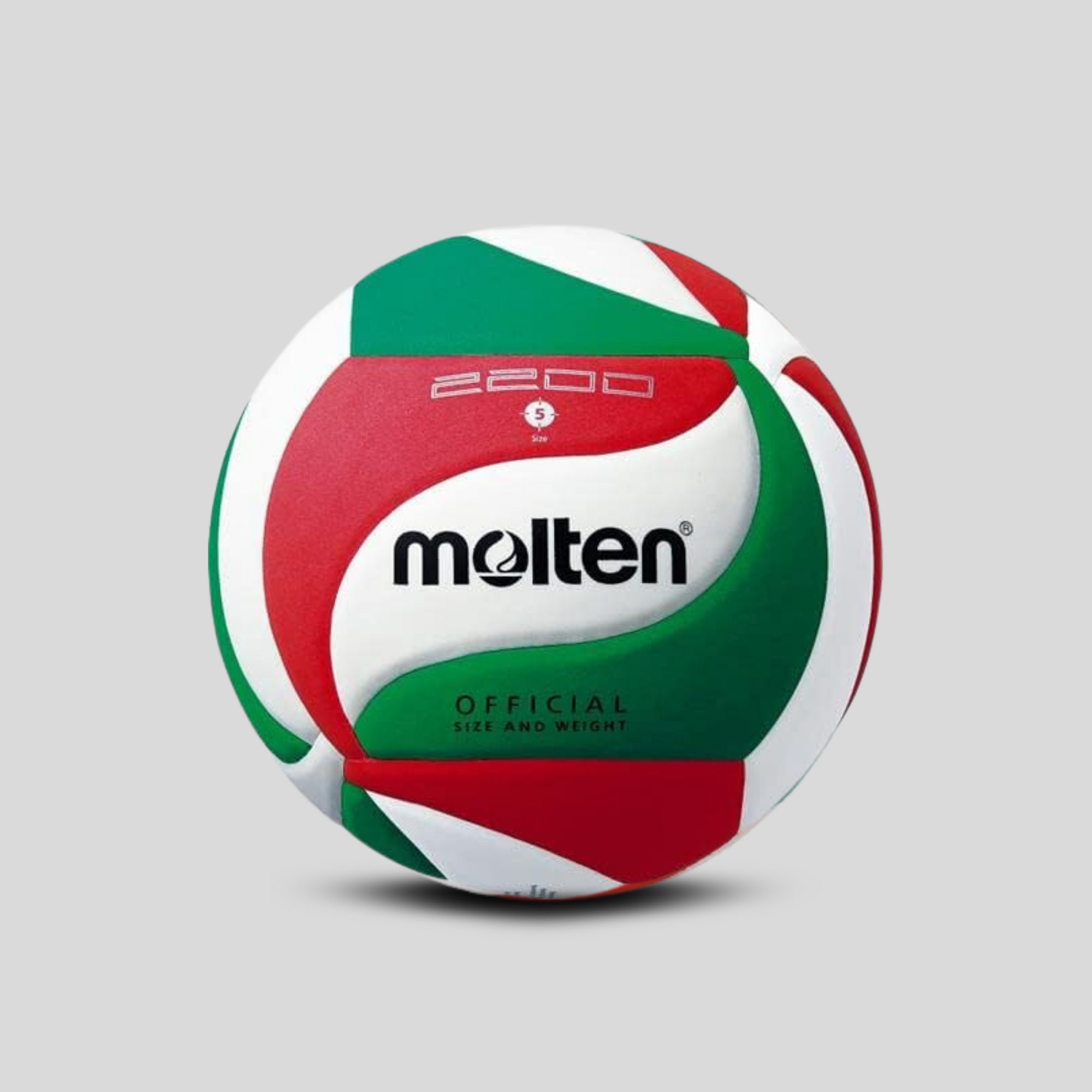 Balón Voleibol Molten V5m2200 Eva Tricolor No. 5 Color Tricolor